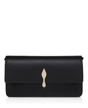 CHRISTIAN LOUBOUTIN Bettina Mini Bag With Webbing Strap - Black