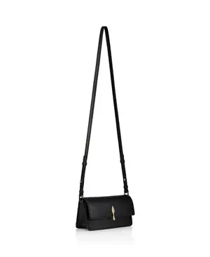 CHRISTIAN LOUBOUTIN Bettina Mini Bag With Webbing Strap - Black
