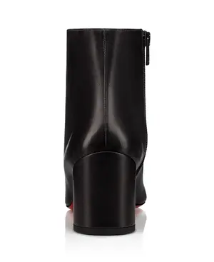 CHRISTIAN LOUBOUTIN Jane Booty Zip Up Ankle Boots - Black