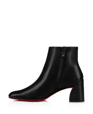 CHRISTIAN LOUBOUTIN Jane Booty Zip Up Ankle Boots - Black