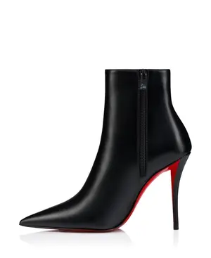 CHRISTIAN LOUBOUTIN Miss Z Booty Zip Up Stiletto Ankle Boots
