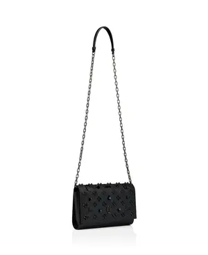 CHRISTIAN LOUBOUTIN Paloma Clutch With Studded Embellishments - Black
