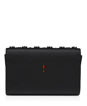 CHRISTIAN LOUBOUTIN Paloma Clutch With Studded Embellishments - Black
