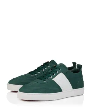 CHRISTIAN LOUBOUTIN Retero Low Top Sneakers - Agave