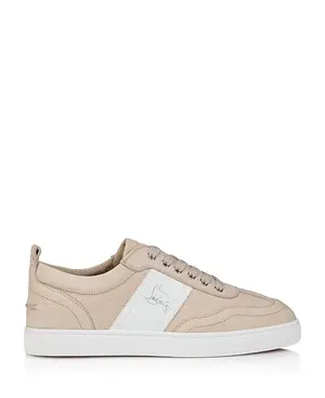 CHRISTIAN LOUBOUTIN Retero Low Top Sneakers - Beige