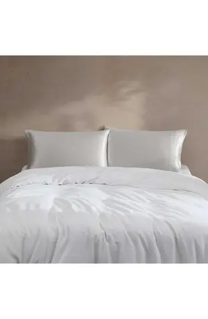 Calvin Klein Set Of 2 Mulberry Silk Pillowcases - Light Grey