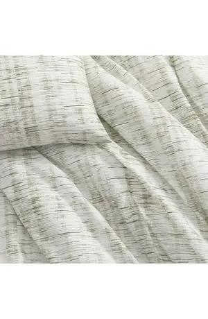 Calvin Klein Weave Texture Cotton Blend Comforter & Shams Set