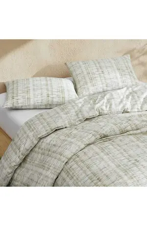 Calvin Klein Weave Texture Cotton Blend Comforter & Shams Set