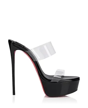 CHRISTIAN LOUBOUTIN Just Nothing Alta Mule Sandal - Black
