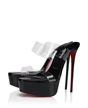 CHRISTIAN LOUBOUTIN Just Nothing Alta Mule Sandals
