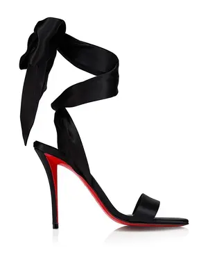 CHRISTIAN LOUBOUTIN Miss Z Du Desert Strappy Sandals - Black