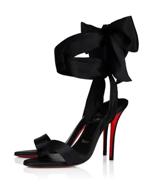 CHRISTIAN LOUBOUTIN Miss Z Du Desert Strappy Sandals - Black