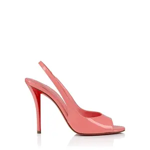 CHRISTIAN LOUBOUTIN Sofia Z Sling Back Peep-toe Pumps - Grapefruit