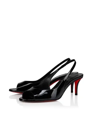 CHRISTIAN LOUBOUTIN Sofia Z Sling Back Peep Toe Pumps - Black