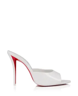 CHRISTIAN LOUBOUTIN Miss Z Mule Sandal - Bianco