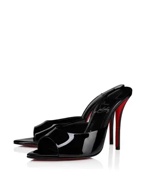 CHRISTIAN LOUBOUTIN Miss Z Mule Sandal - Black