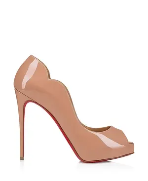 CHRISTIAN LOUBOUTIN Hot Chick Alta Pumps - Beige