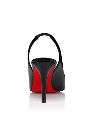 CHRISTIAN LOUBOUTIN Patent Calf Leather Fannylove Sling Pumps