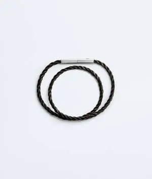 Bottega Veneta Rope Leather Bracelet