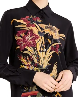 Etro Silk Printed Shirt