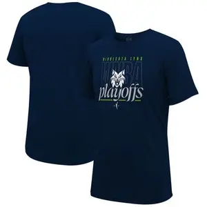 STADIUM ESSENTIALS Minnesota Lynx 2024 Wnba Playoffs Roar T-shirt - Navy