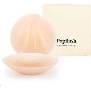 POPILUSH Perforated Invisible Silicone Nipple Covers - Medium