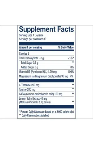 WILEY'S FINEST Daily Supplement For Stress Support With L-theanine, Gaba