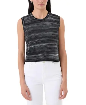 Goldie LeWinter Cabana Stripe Crop Tank