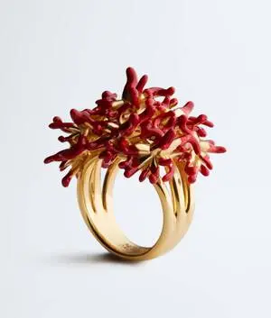 Bottega Veneta Sea Coral Ring
