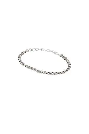 SERGE DENIMES Maille Bracelet In Metallic - Silver
