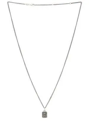 SERGE DENIMES Chrysanth Necklace In Metallic - Silver