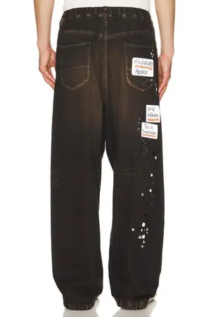 Mihara Yasuhiro Embellished Denim Jeans