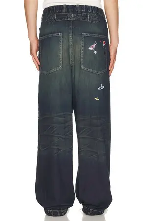 Mihara Yasuhiro Embellished Baker Jeans
