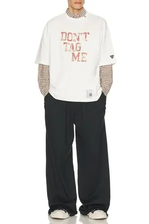 Mihara Yasuhiro Don't Tag Me Printed Tee