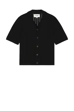 CORRIDOR Pointelle Stripe Buttondown