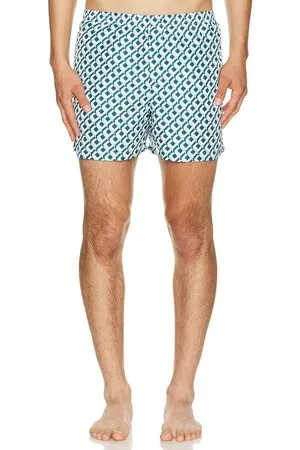 Casablanca Printed Swim Shorts In Multi - Monogram