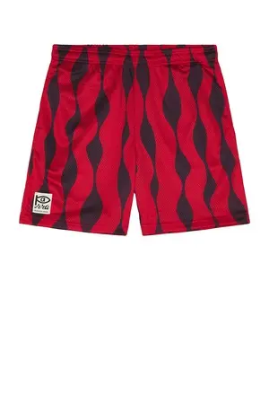 PARRA Waved Mesh Shorts