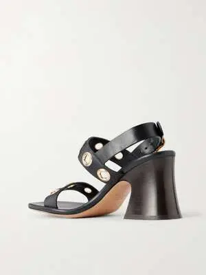 Chloé Embellished Leather Sandals