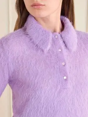 Chloé Alpaca-blend Turtleneck Polo Sweater