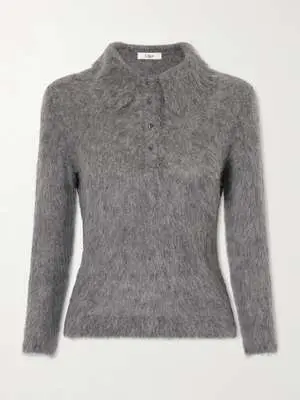 Chloé Alpaca-blend Polo Sweater
