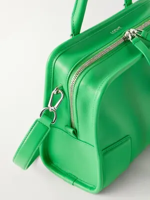 Loewe Amazona Small Leather Shoulder Bag - Green