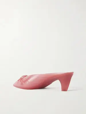 Chloé Ruched Tpu Mules - Pink