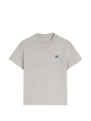 JIL SANDER JIL SANDER Crew-Neck Cotton T-Shirt Gray
