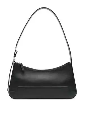 Marni Leather Shoulder Bag With Zip - Black
