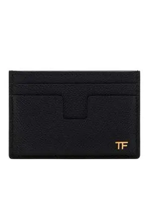 TOM FORD Classic Small Grain Leather Card Holder