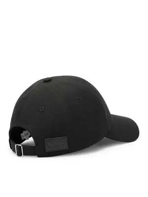 Loewe X Paula's Ibiza Canvas Baseball Cap With Embroidery - Black