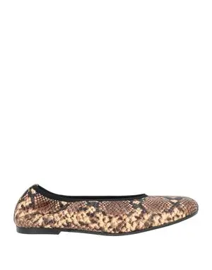 RAS Ballet Flats Camel Size Leather