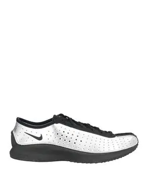 Nike Sneakers Size Leather, Textile Fibers - Silver