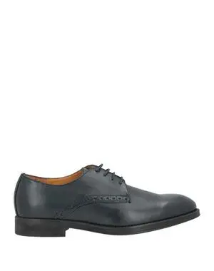 TESTONI Lace-up Shoes Dark Size Calfskin - Navy