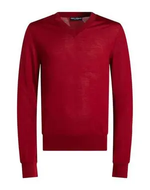 Dolce & Gabbana Sweater Burgundy Size Cashmere - Red